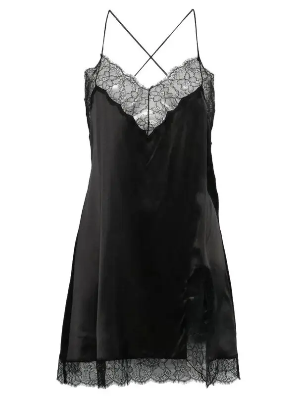 Dolce & Gabbana Slip Mini Dress - Black