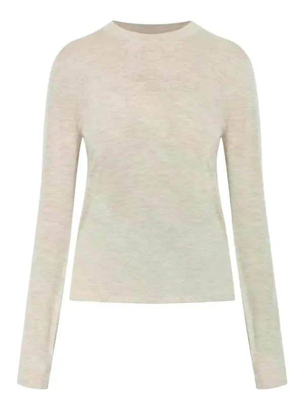 Max Mara Pittura Long-sleeve Sweater - Neutrals