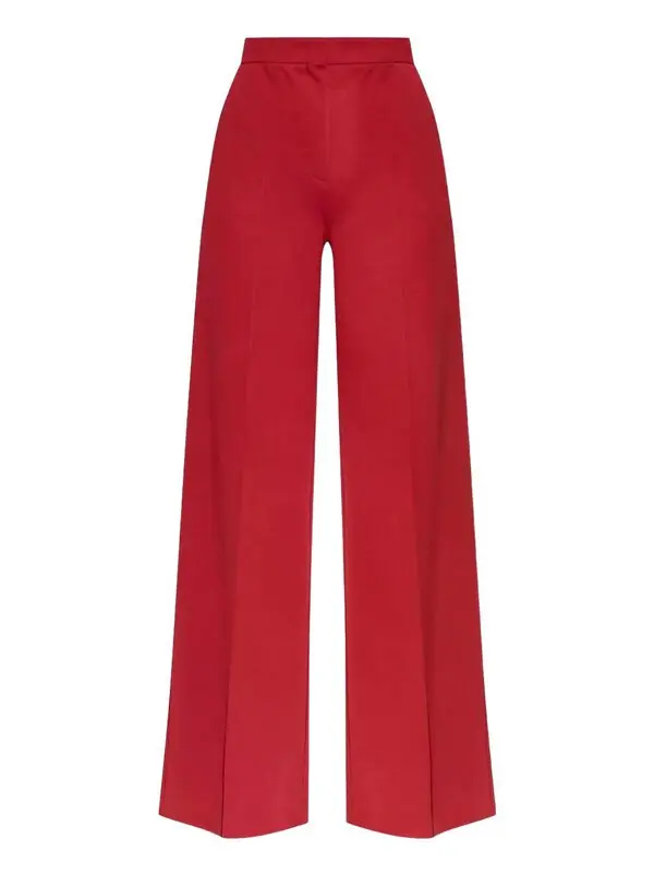Max Mara Side-pocket Palazzo Pants - Red