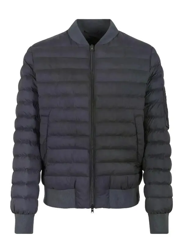 Herno Quilted Zip Jacket - Grey
