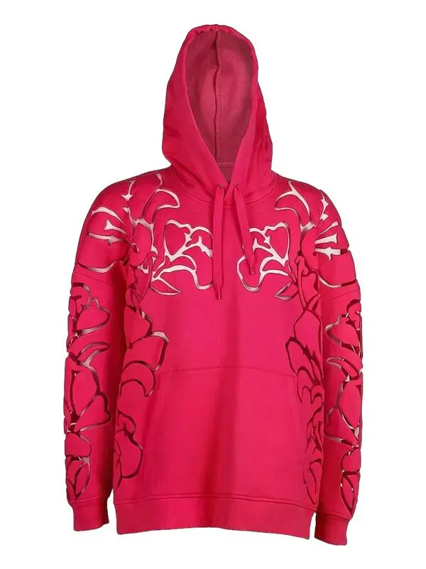 Valentino Garavani Cut-out Design Hoodie - Pink