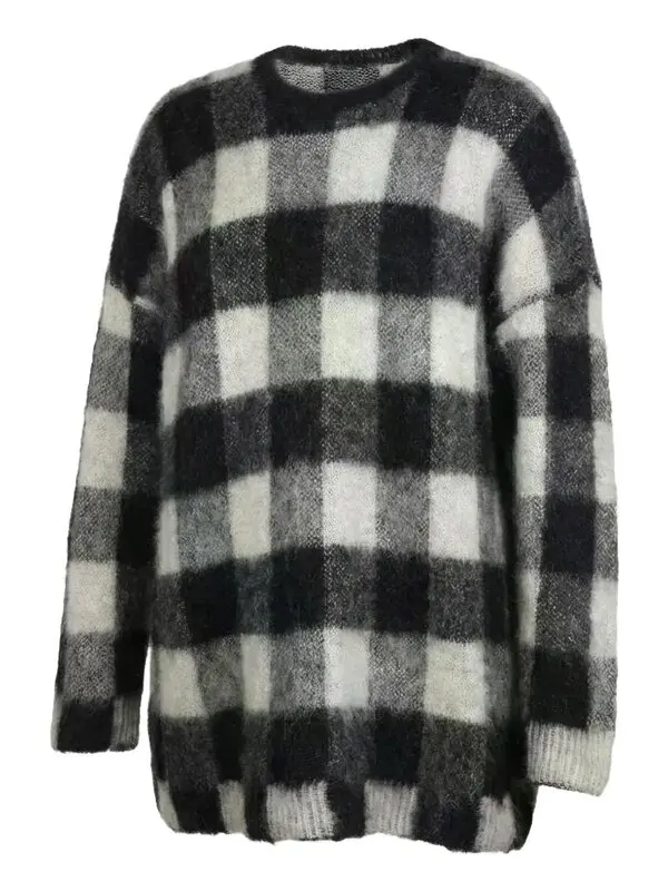 Valentino Garavani Plaid Sweater - Black