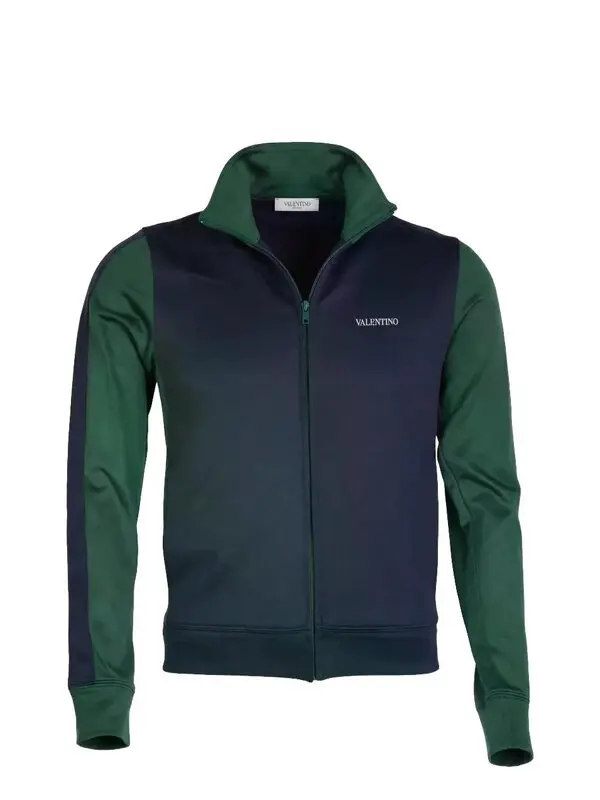 Valentino Garavani Zip-up Sweatshirt - Blue