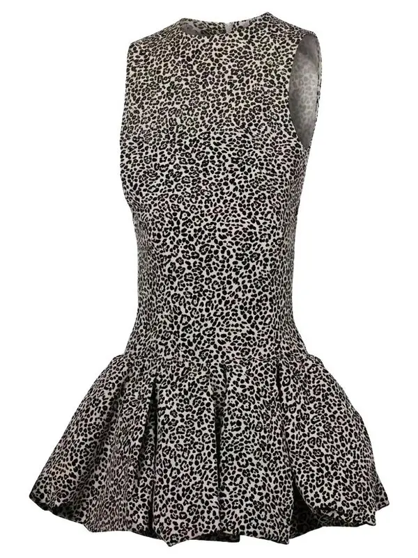 Valentino Garavani Animal-print Mini Dress - Neutrals