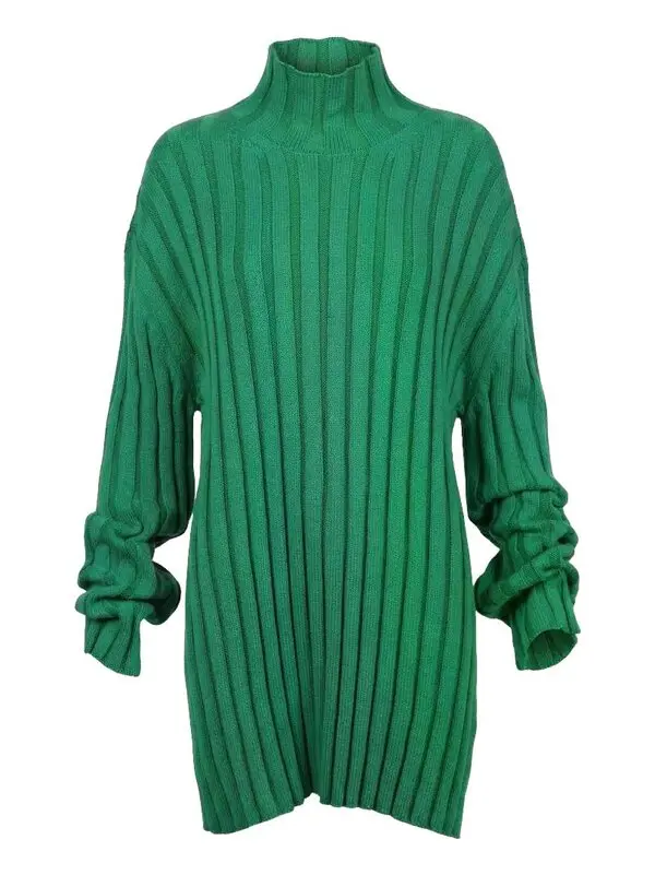Valentino Garavani Ribbed Turtleneck Sweater - Green