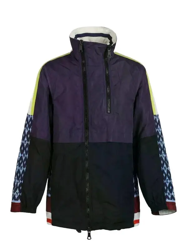 Valentino Garavani Patterned Zip-up Coat - Purple