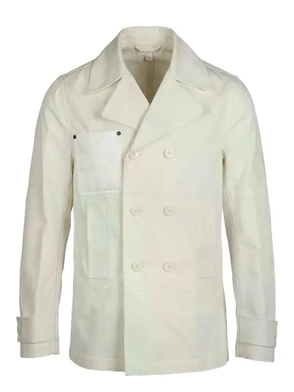 Valentino Garavani Buttoned Double-breasted Coat - White