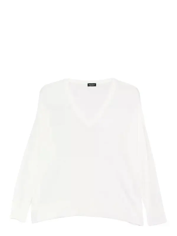 NEERA V-neck Top - White