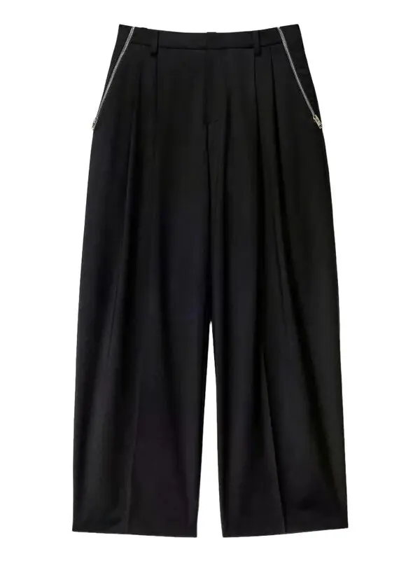 Alexander Wang Zip-detail Trousers - Black