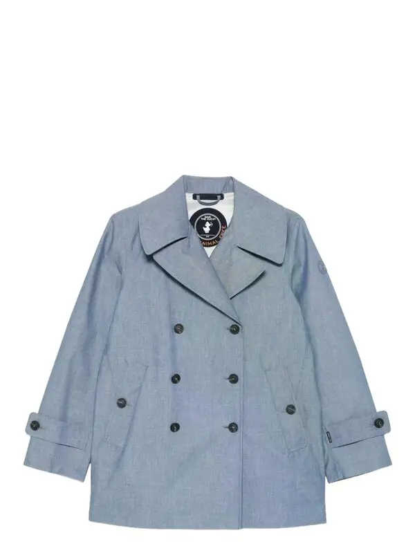 SAVE THE DUCK Double-breasted Coat - Blue