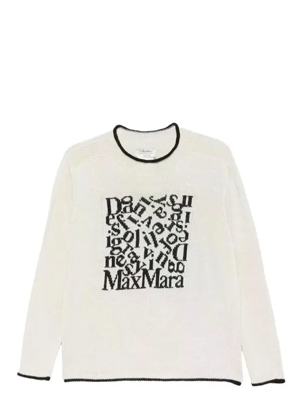 Max Mara Attore Printed Sweater - Neutrals