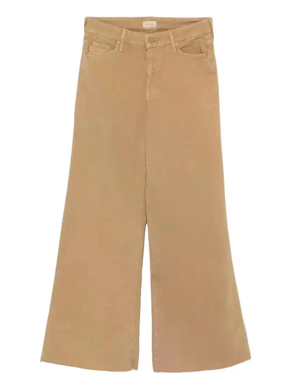 MOTHER Frayed-trim Jeans - Neutrals