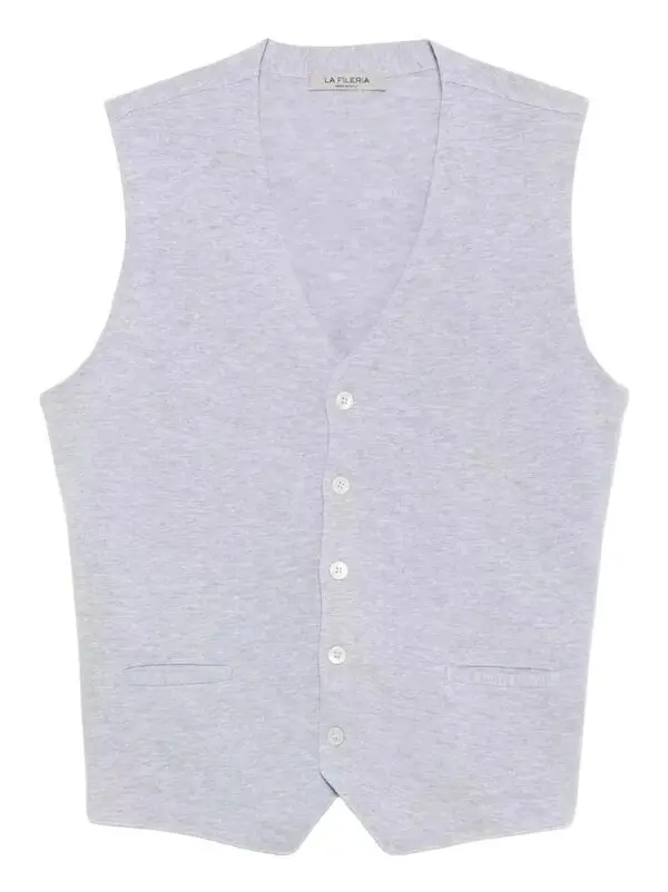 FILERIA Buttoned Knitwear - Grey