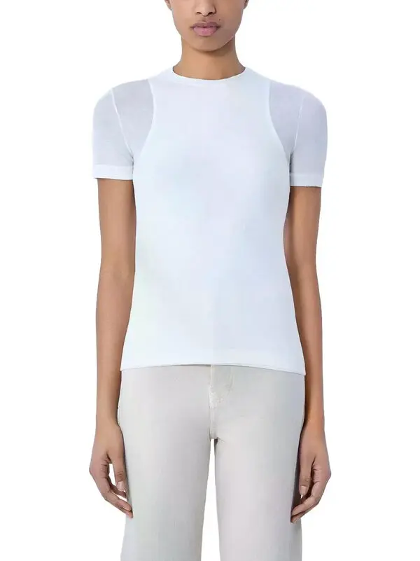 JIL SANDER Fitted Crew-neck T-shirt - White