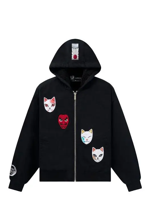 YOUNGLA X Demon Slayer Jacket - Warding Masks