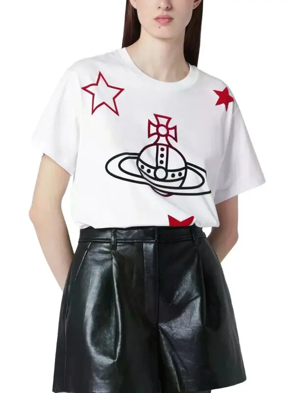 VIVIENNE WESTWOOD Orb And Stars Classic T-shirt - White