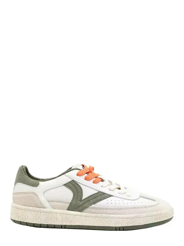 Victoria Beckham Leather Low Top Sneakers - White
