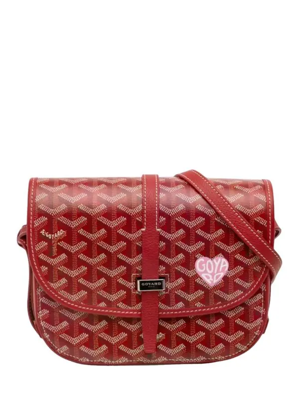 Goyard Ine Coeur Belvedere Ii Pm Crossbody Bag - Red