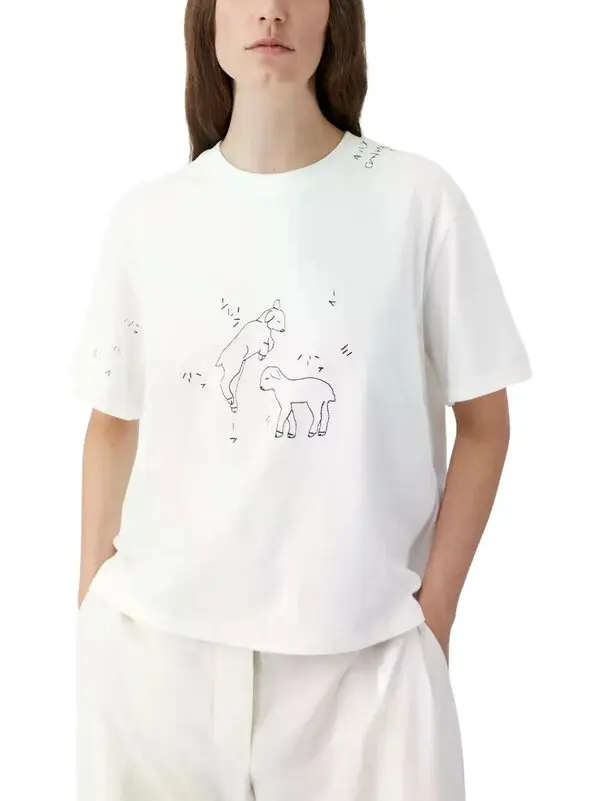CORDERA Embroidered T-shirt - White