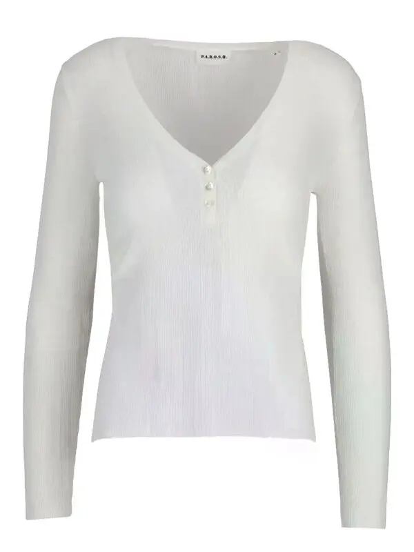 P.a.r.o.s.h V-neck Top - White