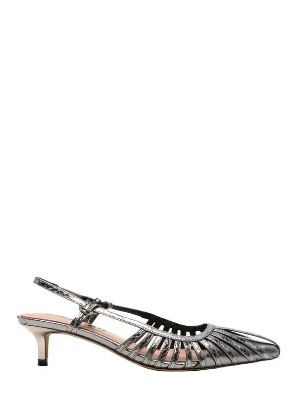 BIBI LOU Slingback Pumps - Silver