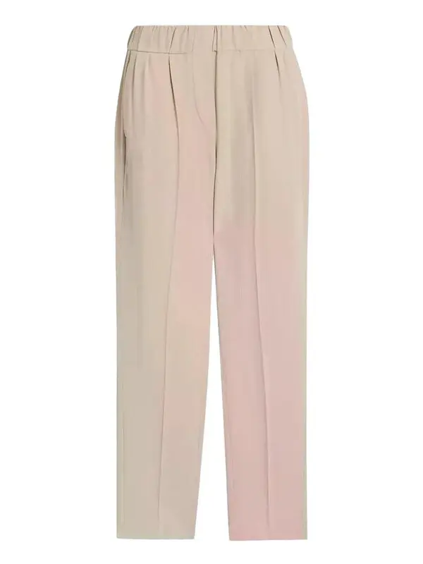 Brunello Cucinelli Elasticated-waistband Trousers - Neutrals