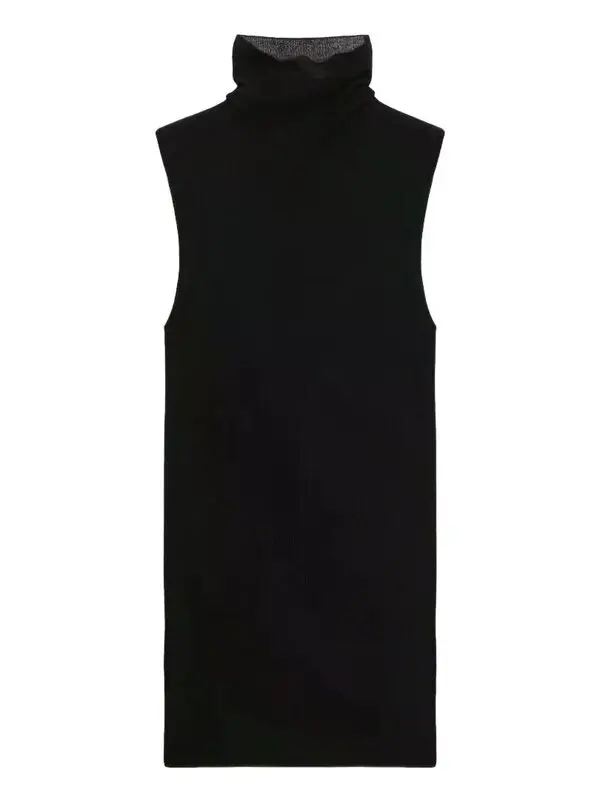 Dorothee Schumacher Sleeveless Turtleneck Top - Black