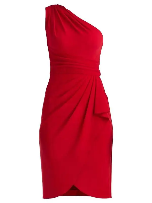 Tadashi Shoji Markston One-shoulder Maxi Dress - Red