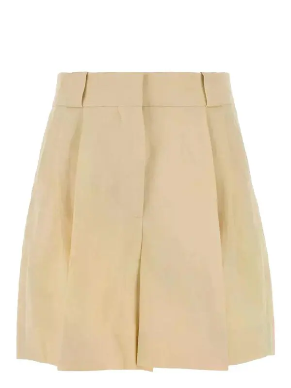 BLAZÉ MILANO Belt-loops Midi Shorts - Neutrals