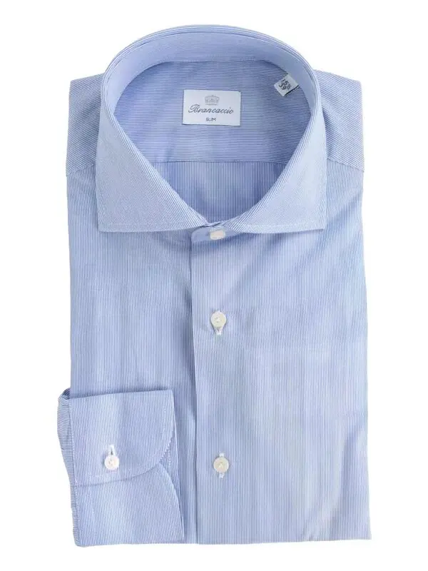 BRANCACCIO Striped Shirt - Blue