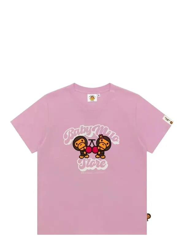 A BATHING APE Graphic-print T-shirt - Pink