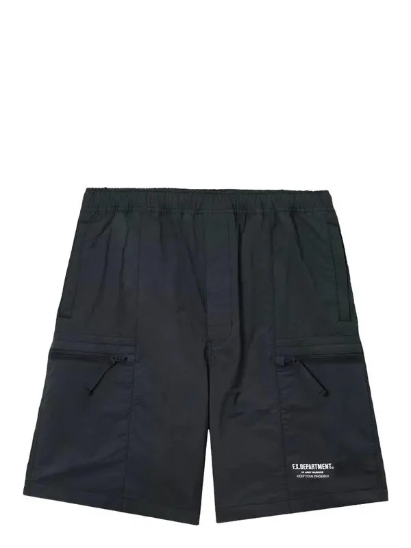 FINGERCROXX Zip Pocket Shorts - Black