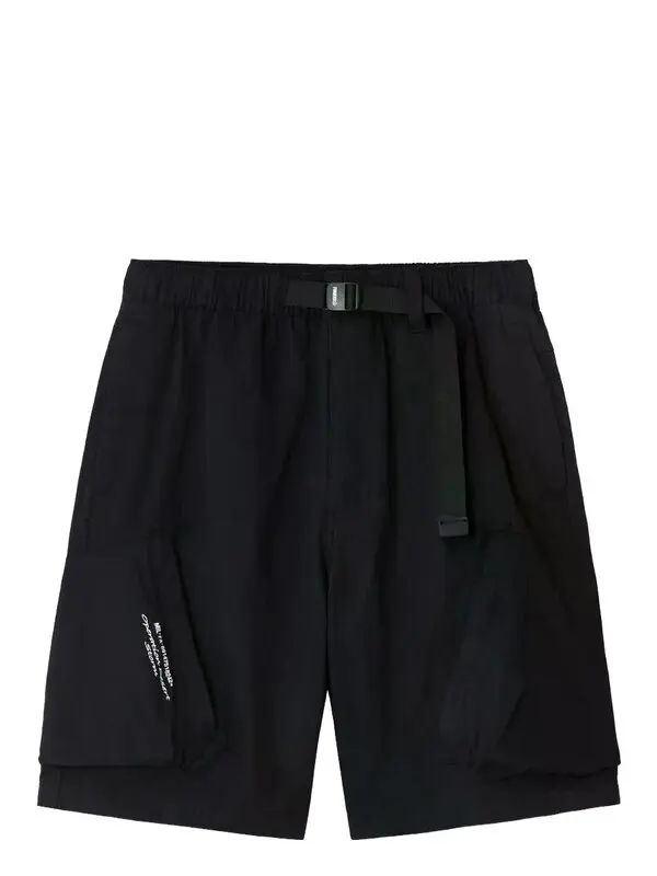 FINGERCROXX Cargo Pocket Shorts - Black