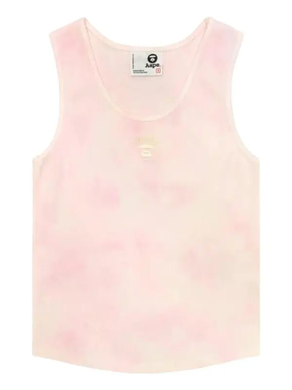 AAPE BY *A BATHING APE Embroidered Tank - Pink