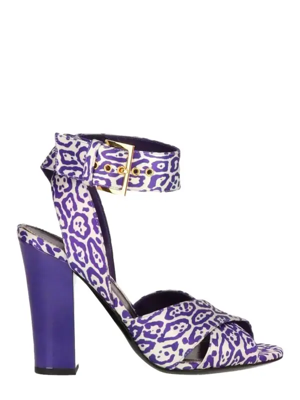 TOM FORD Animal-print Sandals - Purple
