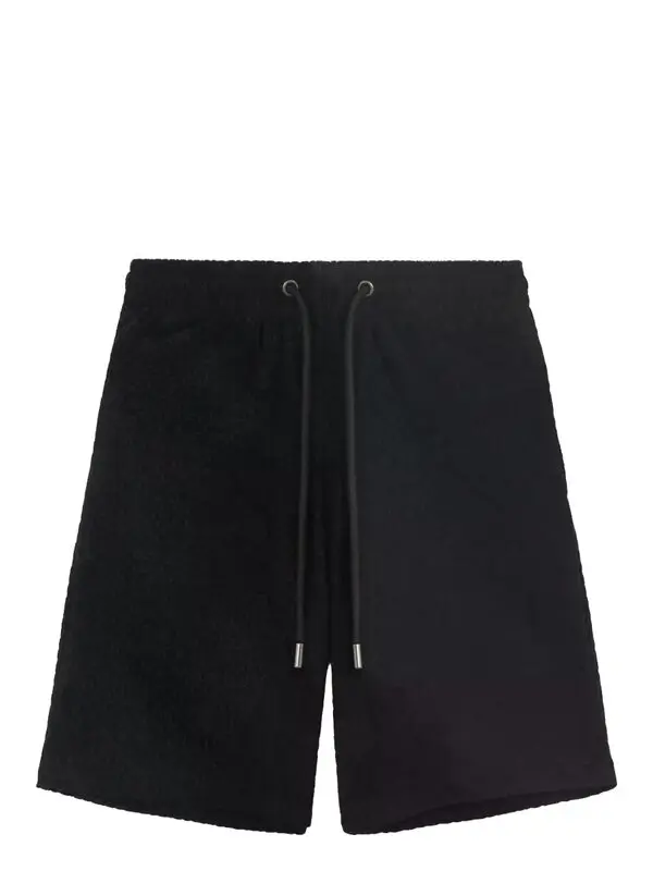 Off-White Terrycloth Shorts - Black