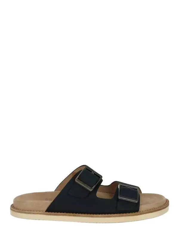 Brunello Cucinelli Buckle Strap Sandals - Blue
