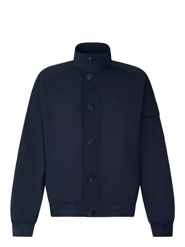 SAVE THE DUCK Blade Buttoned Bomber Jacket - Blue