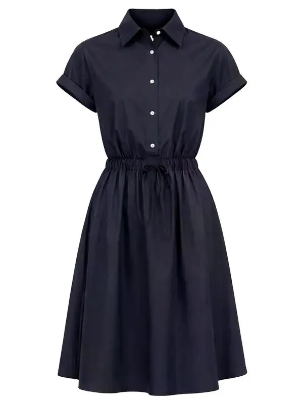 Officine Générale Anae Shirt Dress - Blue