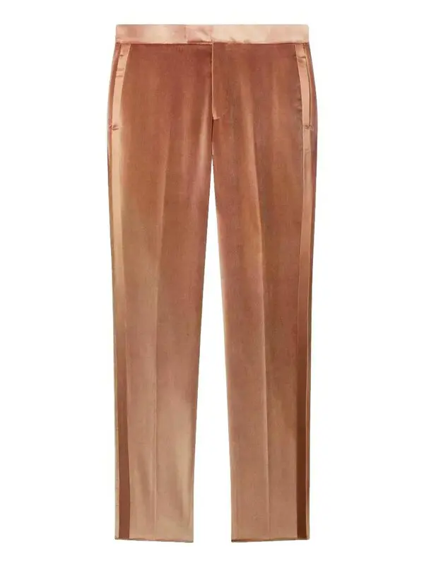 Paul Smith Velvet Tailored Trousers - Brown