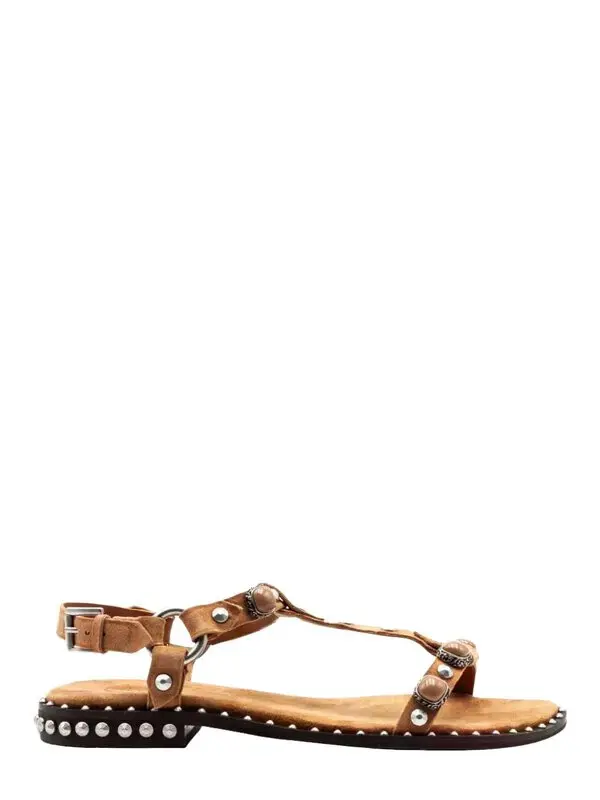 Ash Podium Studded Sandals - Brown
