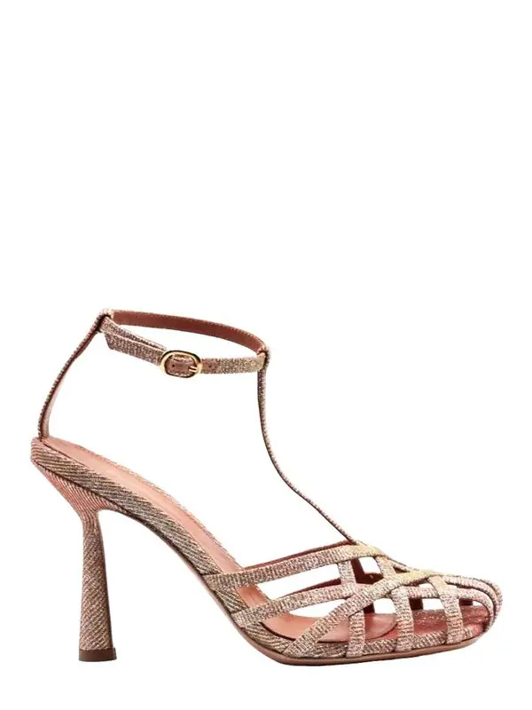 CASTAGNA Lidia T-strap Cage Sandals - Pink