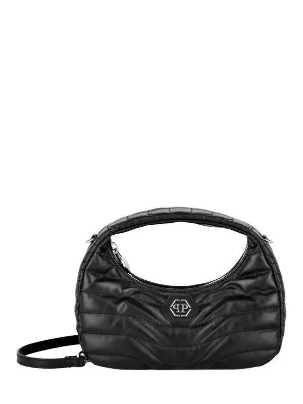 Philipp Plein Quilted Mini Bag - Black