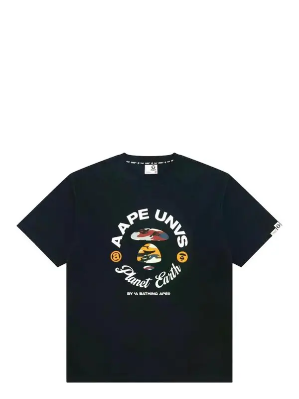 AAPE BY *A BATHING APE Graphic T-shirt - Blue