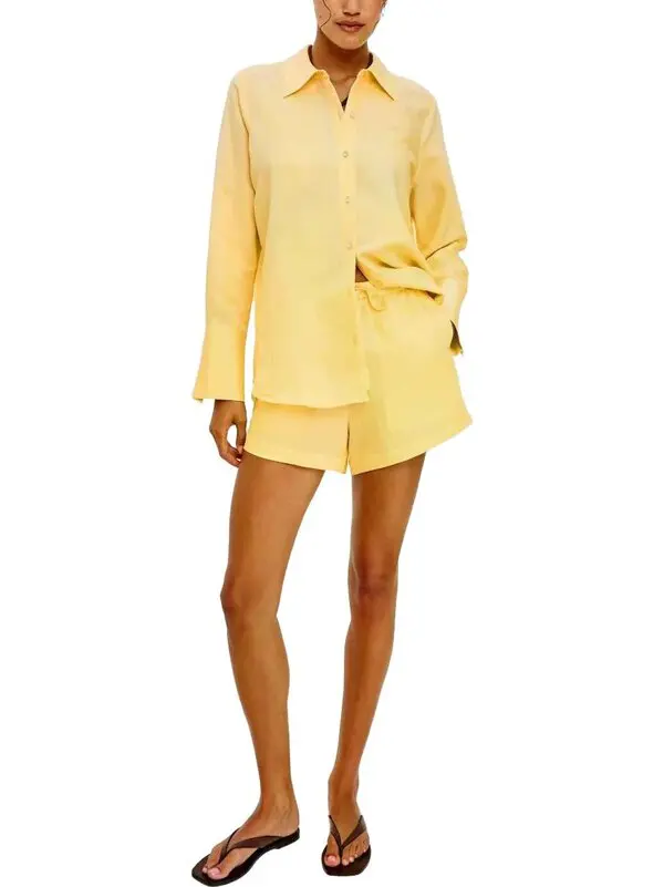 Rails Knox Collared Long-sleeve Shirt - Yellow
