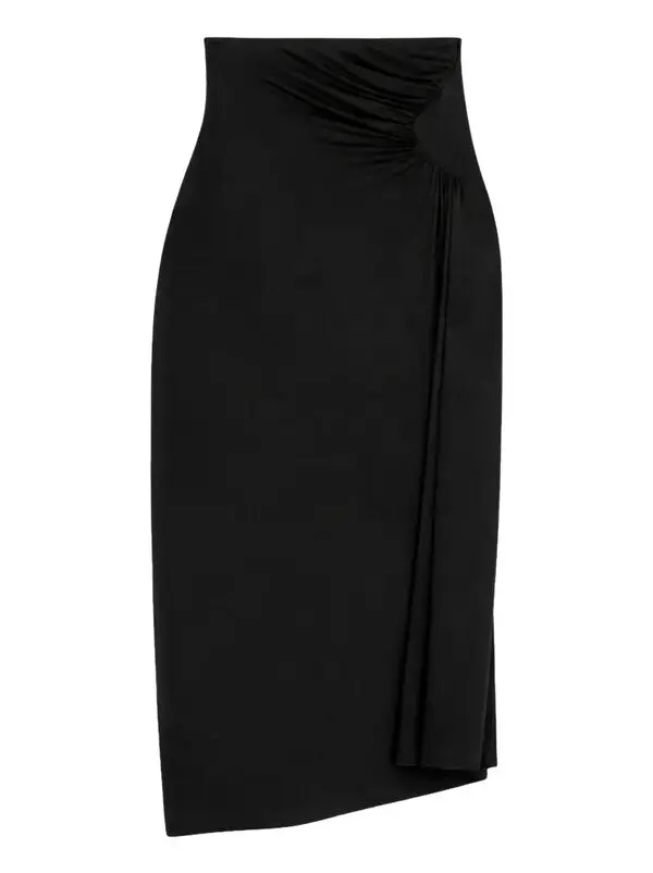 IRO PARIS Elyris Draped Maxi Skirt - Black