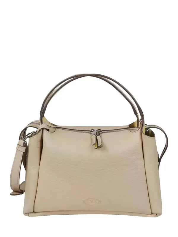 TOD'S Top Handle Tote Bag - Neutrals