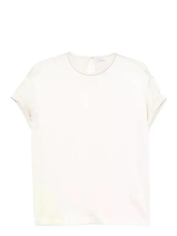 Brunello Cucinelli Round-neck T-shirt - Neutrals