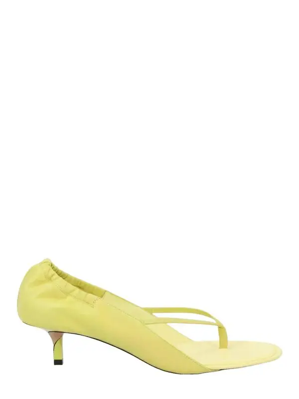 Jacquemus Gathered Sandals - Yellow