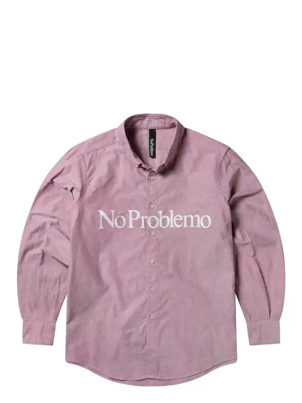 NO PROBLEMO Logo-detail Shirt - Pink